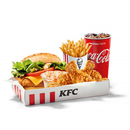 Hot Zinger Deluxe Burger Box
